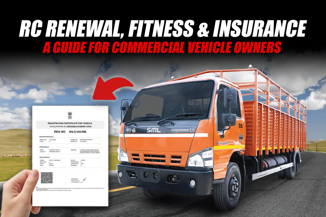 RC Renewal, Fitness & Insurance – A Guide for Commercial