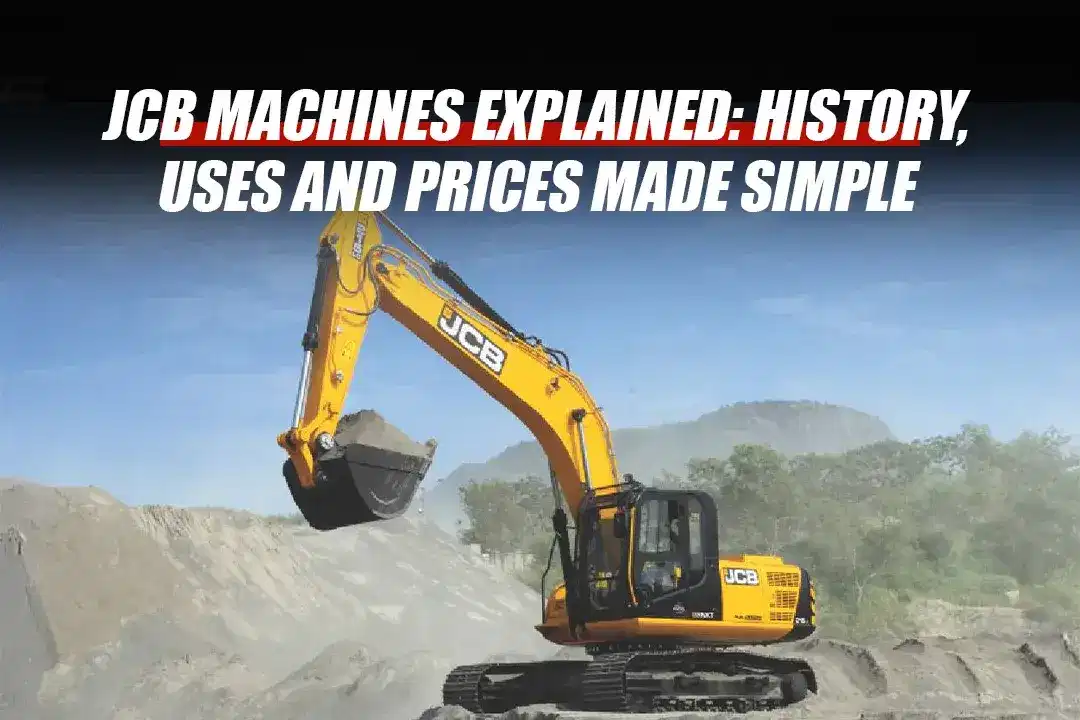 JCB Machines Explained: History, Uses and Prices Made Simple